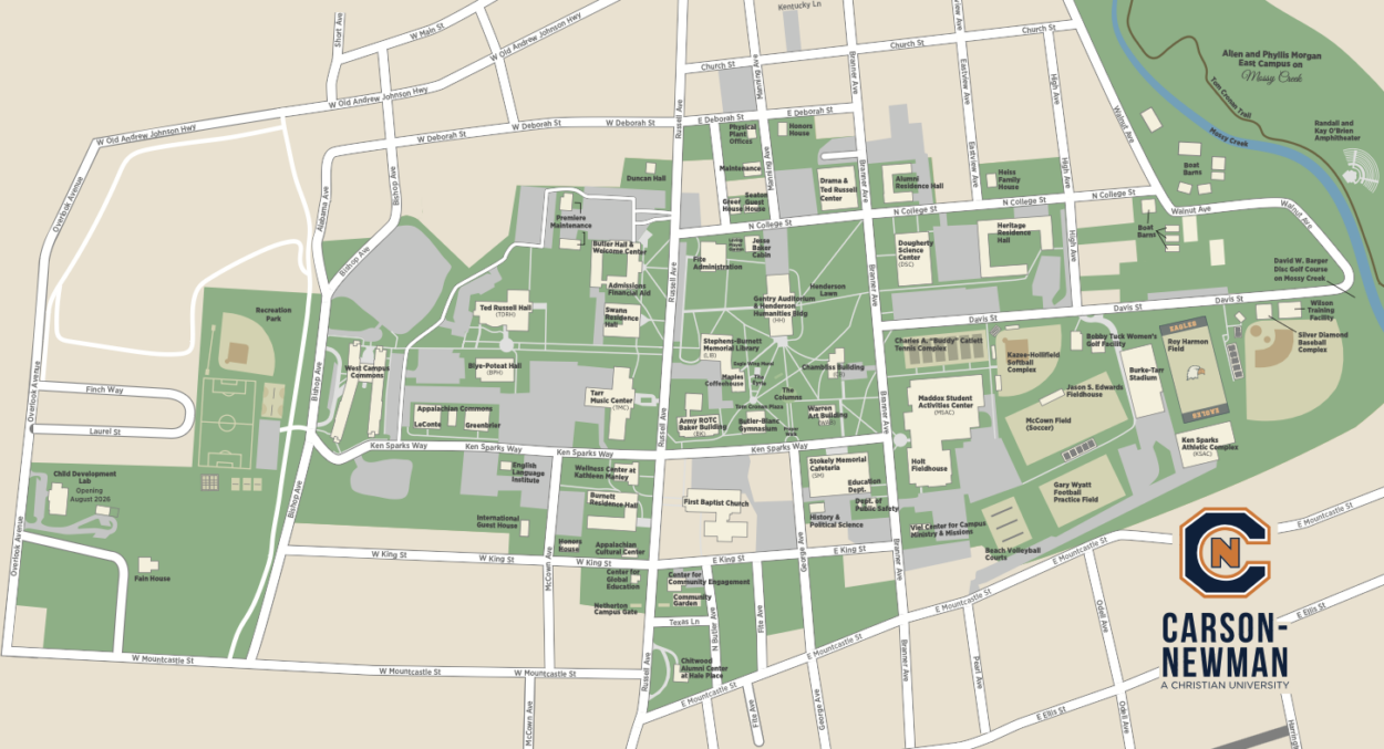 Map & Directions | Carson-Newman University